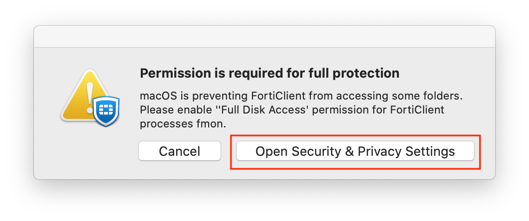 Software - Configuring FortiClient On Your New MacBook – Derry Township ...